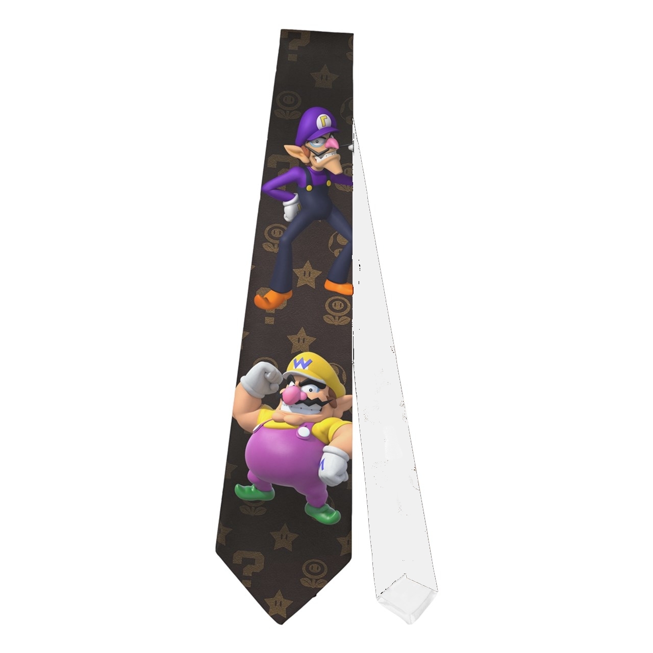 Necktie Wario Waluuigi Mario Evil Cosplay Halloween - Men's Accessories