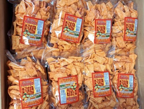 5 X Chicharrones Cuadro Natural Wheat Snack Box W/5 bags Authentic ...
