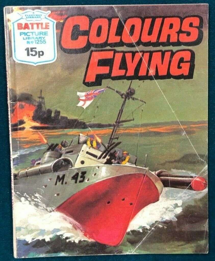 BATTLE PICTURE LIBRARY #1255 (1978) Fleetway British B&W comic book ...