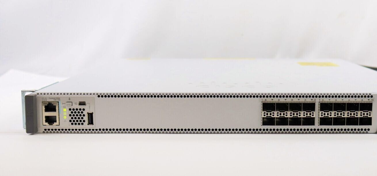 Cisco Catalyst C9500-16X-A 16 Port Switch With C9500-NM-8X and Dual ...