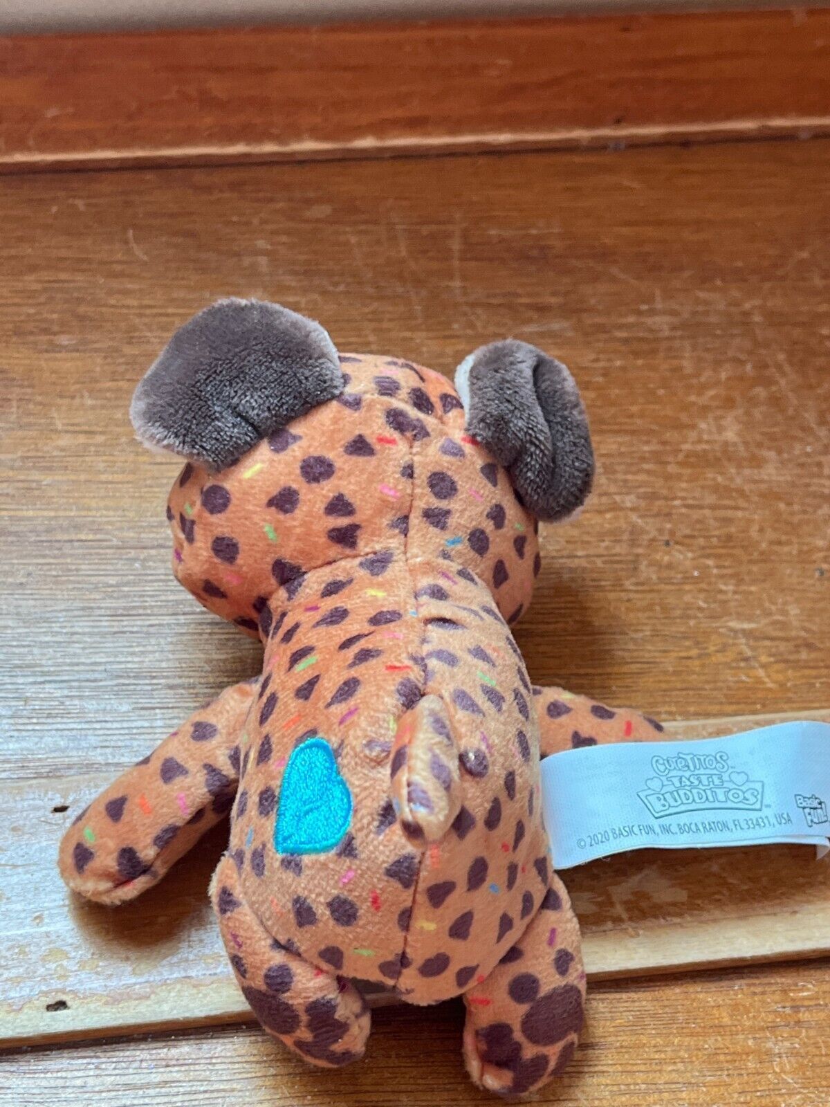 Small Cutetitos Taste Budditos Brown Plush Puppy Dog w Blue Heart ...