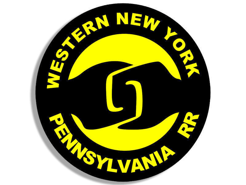 4" western new york pennsylvania railroad logo decal sticker - Transportation