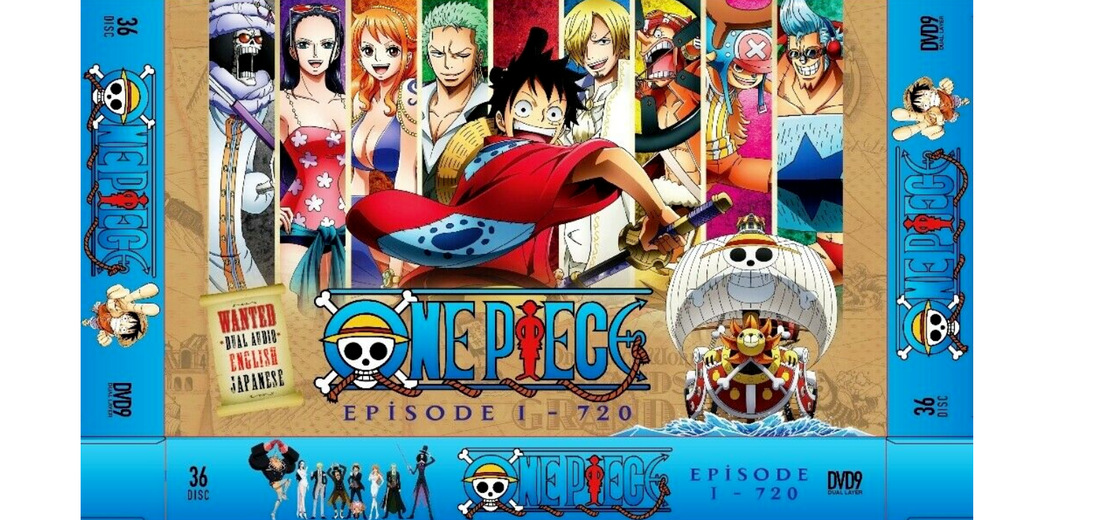 One Piece Complete Collection Boxset Episodes 1-720 [English Dubbed ...
