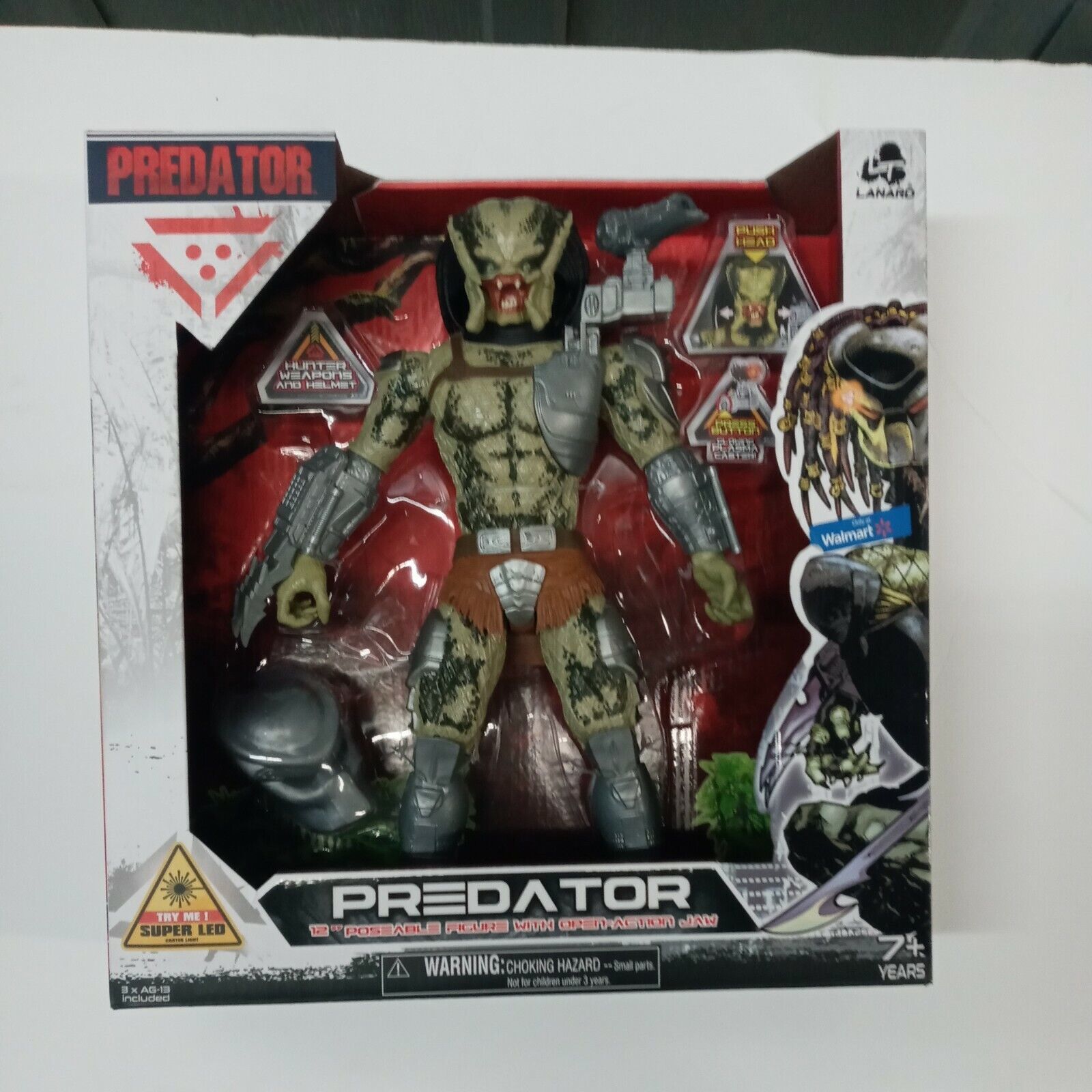 Lanard Series -Predator Collection 12” Action Figure NEW Rare Walmart ...
