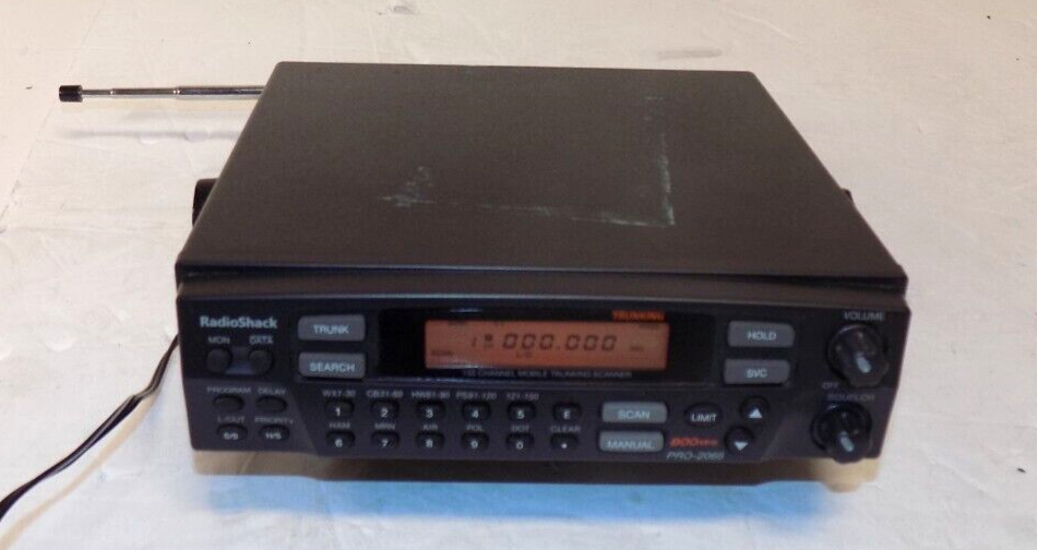 Radio Shack PRO-2066 Scanner Trunking 150 ch 800mhz Analog Police Fire ...