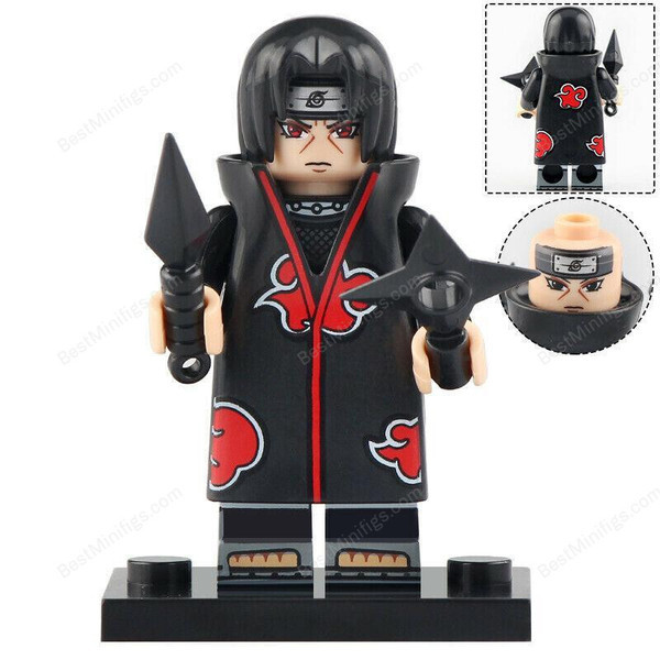New Itachi Uchiha - Akatsuki Naruto Series Custom Minifigures Building ...