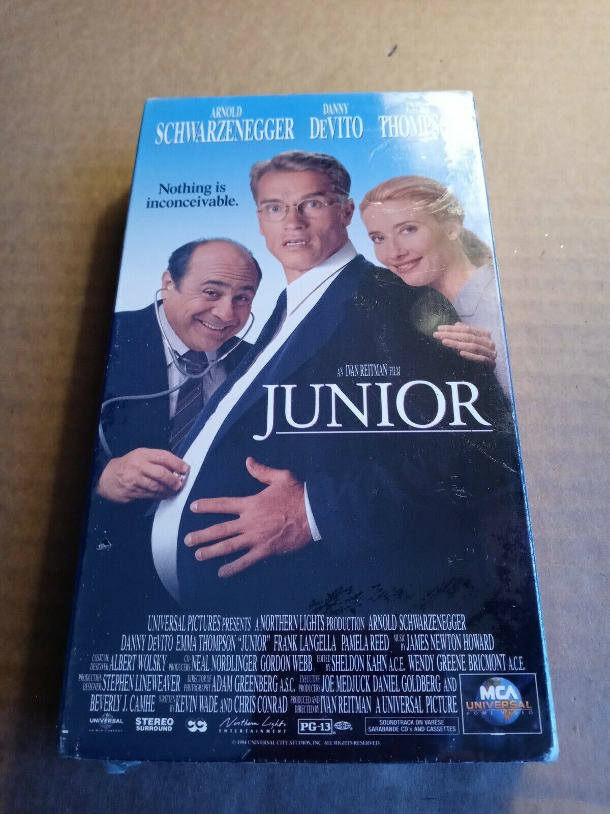 Junior VHS VCR Video Tape New / Sealed Movie Danny Devito - VHS Tapes