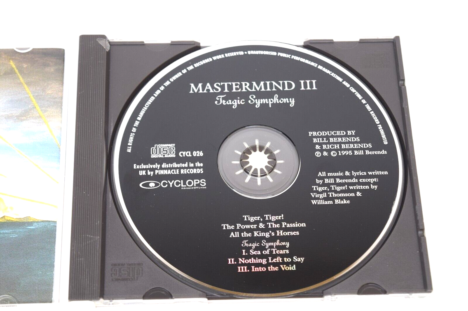 Mastermind III Tragic Symphony by Mastermind (CD, 1995, Cyclops) - CDs