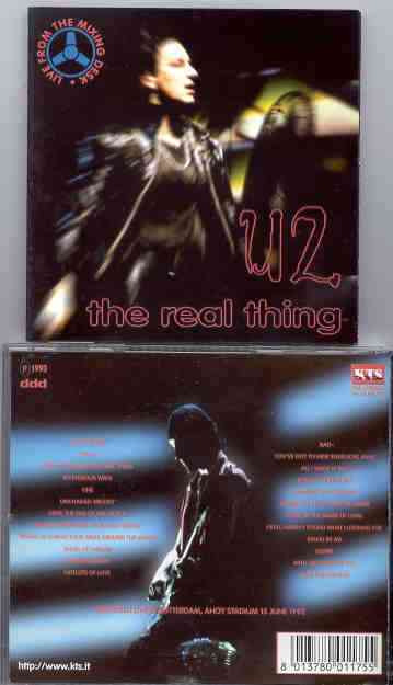 U2 - The Real Thing ( 2 CD SET )( Ahoy Stadium . Rotterdam . June 15th ...