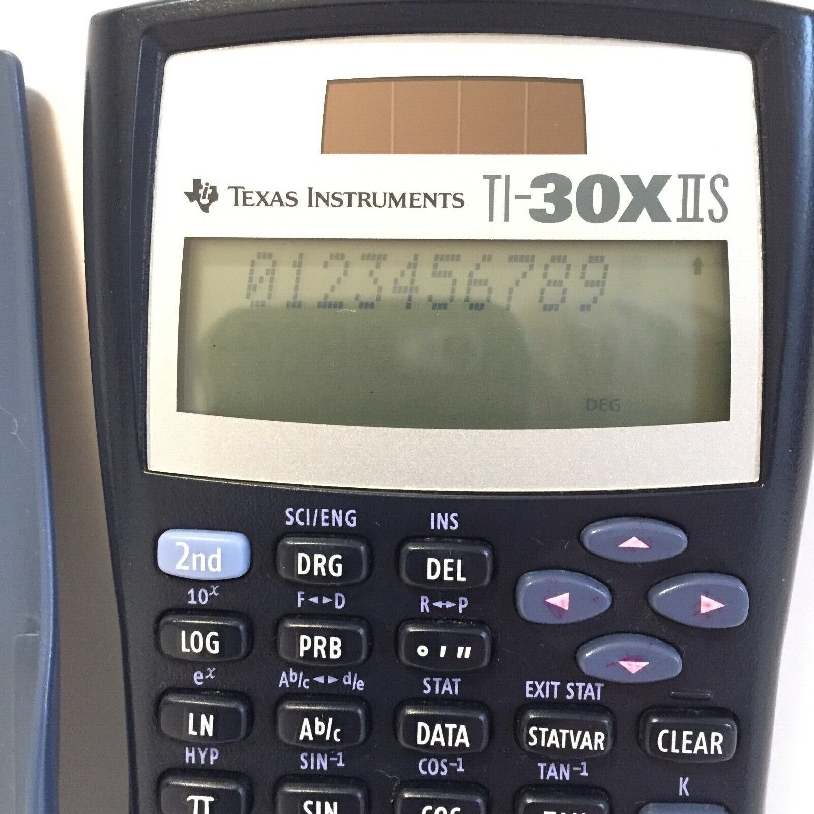 Texas Instruments TI-30X IIS 2-Line Scientific Calculator, Black and ...