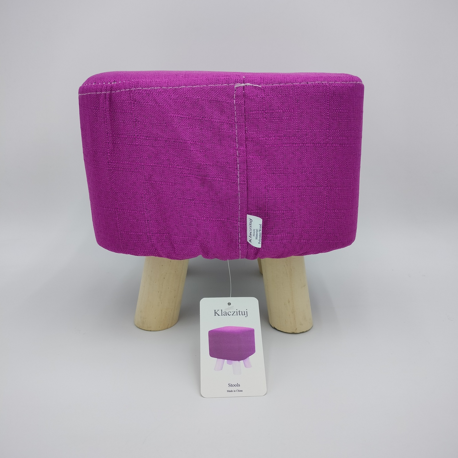 Klaczituj Stools Household Cloth Stool Small Foot Stool Solid Wood ...