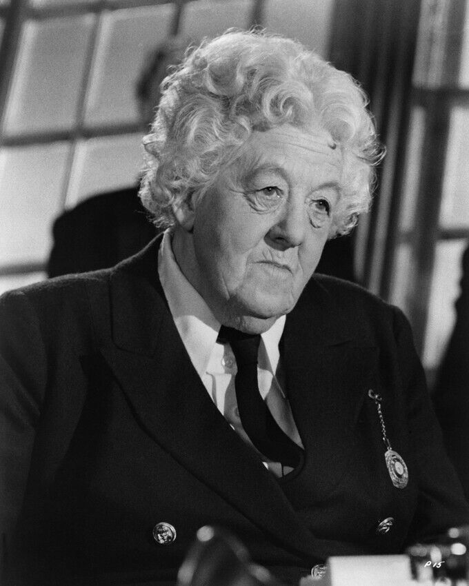 Murder Ahoy Margaret Rutherford as Miss Marple wearing blazer 8x10 ...