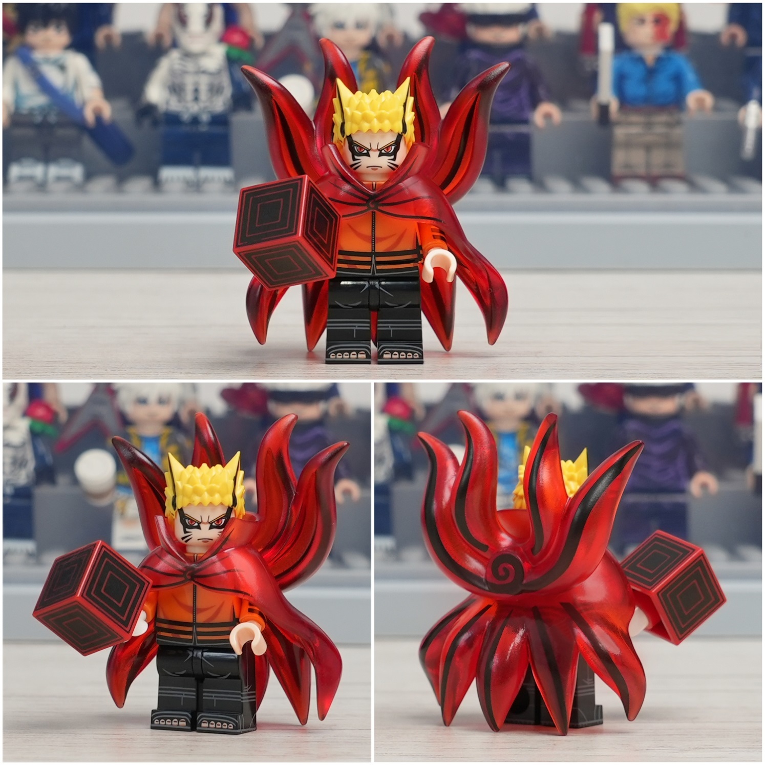 8pcs Boruto Series Naruto Baryon Mode Momoshiki Sasuke Sarada ...