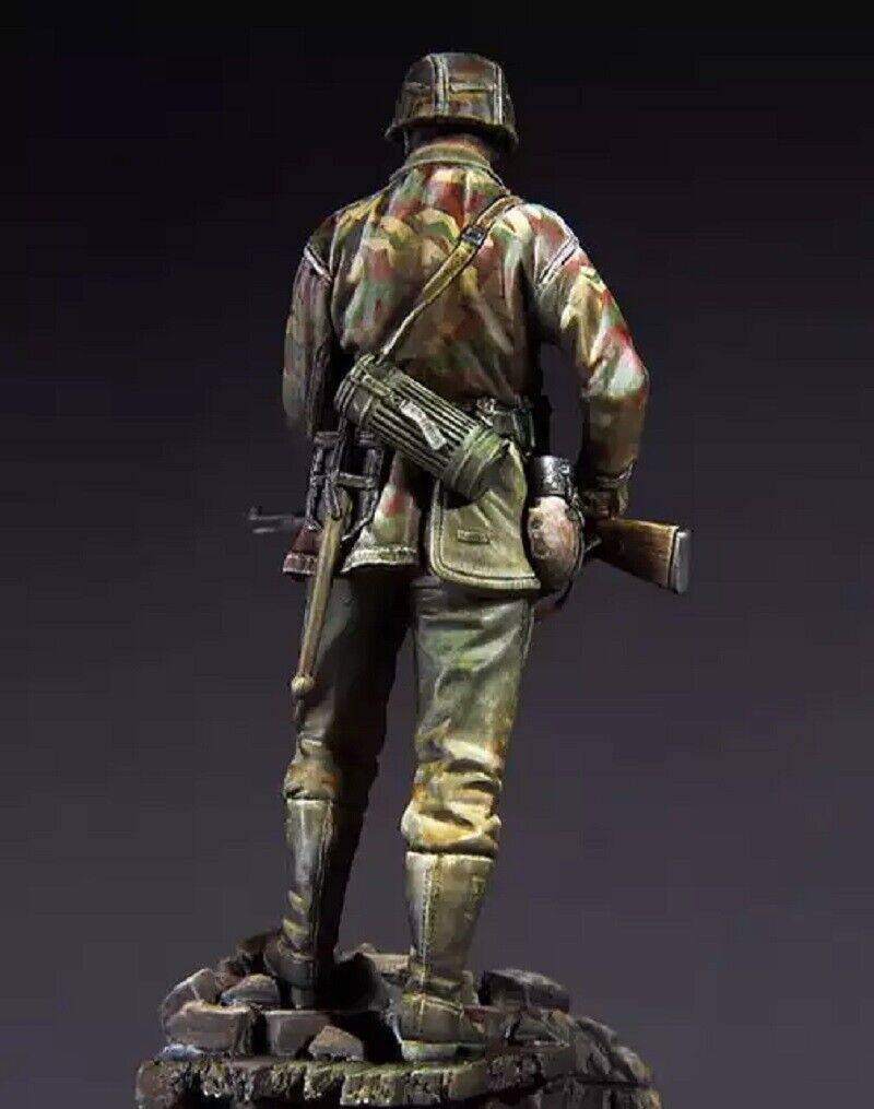 1/18 90mm Resin Model Kit German Soldier Panzer Grenadier WW2 Unpainted ...