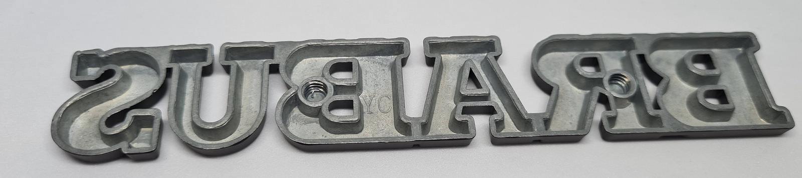 Mercedes Brabus Kit Black Front And Rear/Boot Badge Emblem Brabus ...