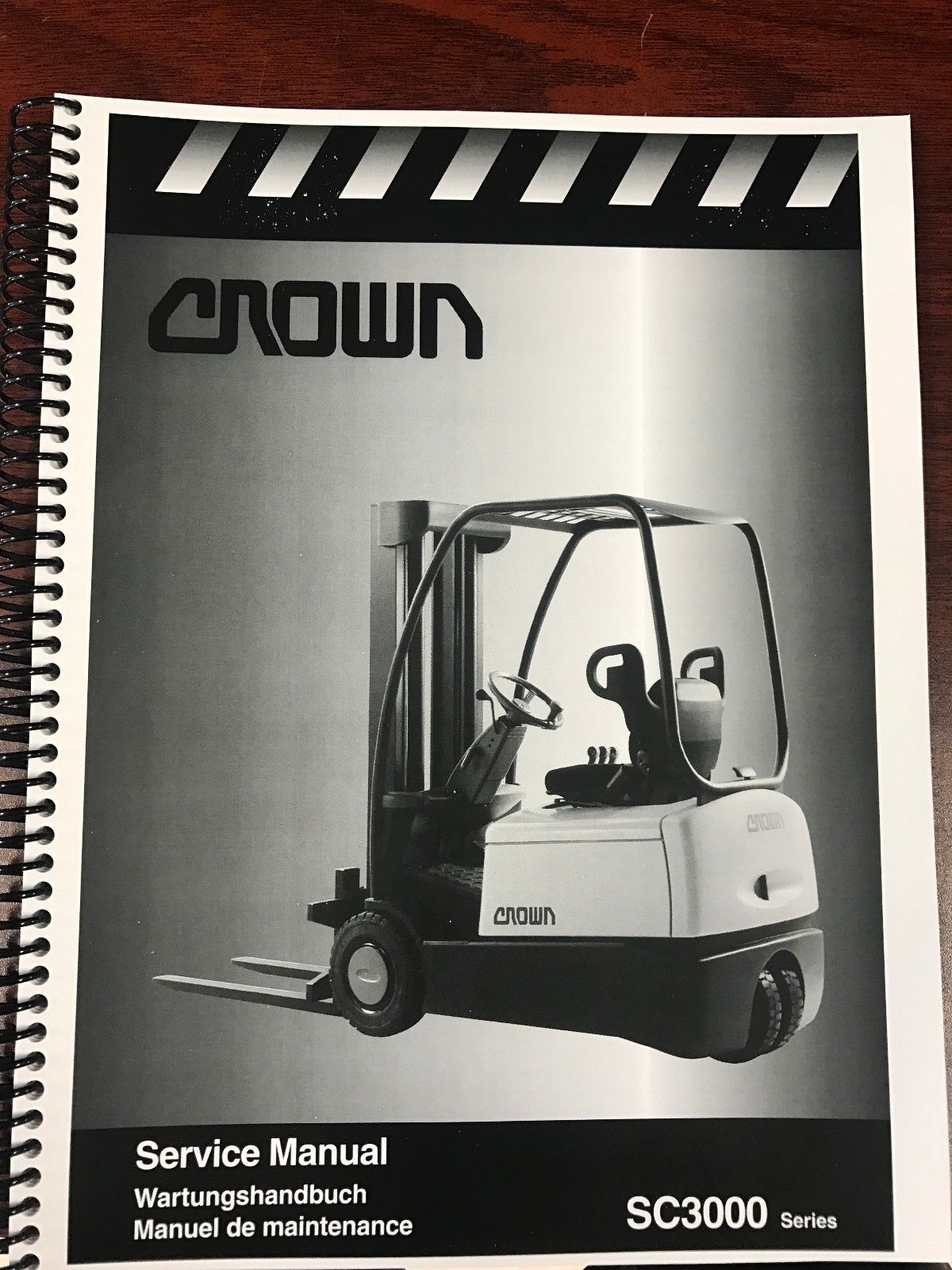 NEW Crown SC 3000 Series Service Manual Priority shipping - Heavy Equipment