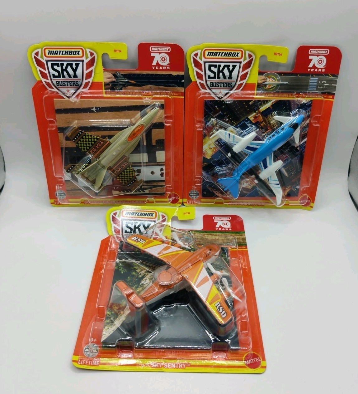 Matchbox Sky Busters Boeing F/A 18 Super Hornet Sky Sentry MBX Pusher ...