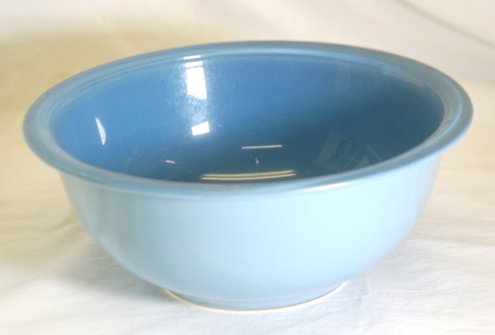 Pyrex Corning Moody Blue Mixing Bowl 323 1.5L USA Clear Glass Bottom ...