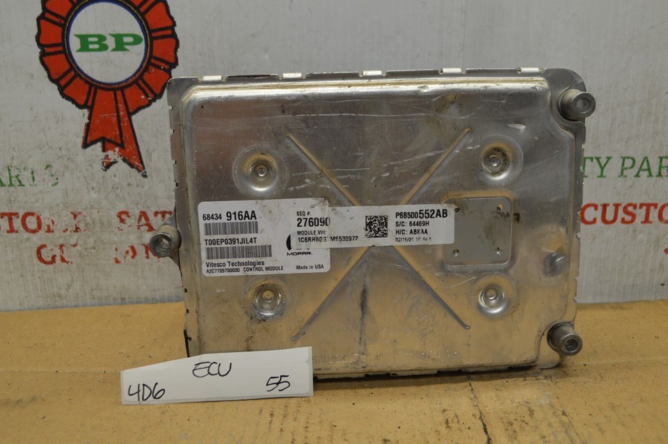 2021 Dodge RAM Engine Control Unit ECU 68434916AA Module 55-4D6 ...