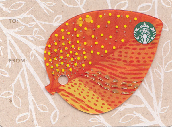 Starbucks 2014 Mini Leaf #4 Collectible Gift Card New No Value - Starbucks