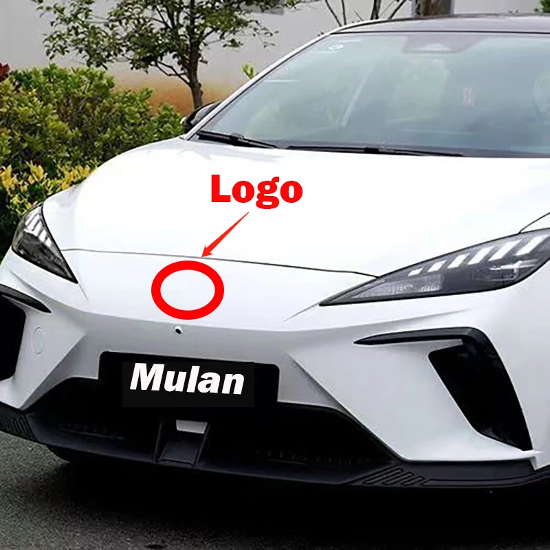 MG MG4 MG 4 MULAN Electric ABS Black Logo Car Emblem Styling Plastic ...