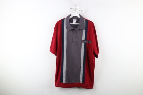 Vintage 90s Streetwear Mens Large Faded Striped Color Block Pullover ...