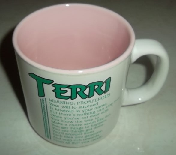 Terri Name Meaning "PROSPEROUS" Poem by Marci G. Coffee Collectible ...