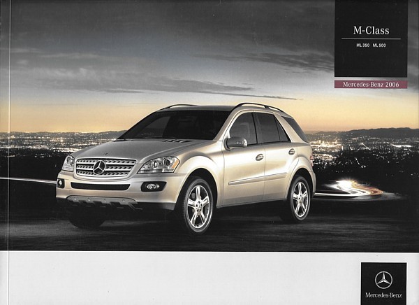 2006 Mercedes-Benz M-CLASS brochure catalog ML 350 500 US 06 - Daimler ...