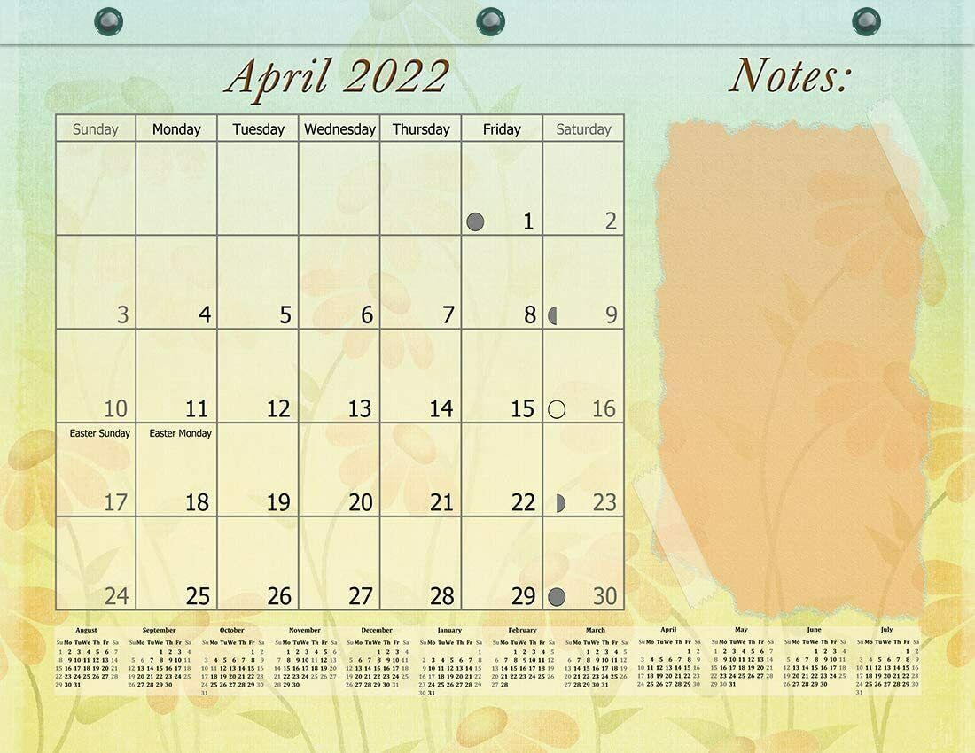 2021-2022 Academic Year 12 Months Student Calendar/Planner for 3-Ring ...