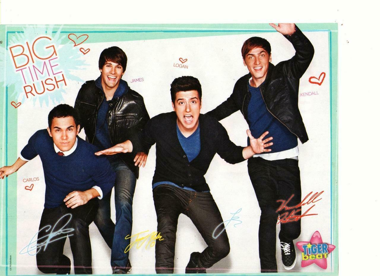 Big Time Rush Taylor Lautner teen magazine pinup clipping Bop Teen ...