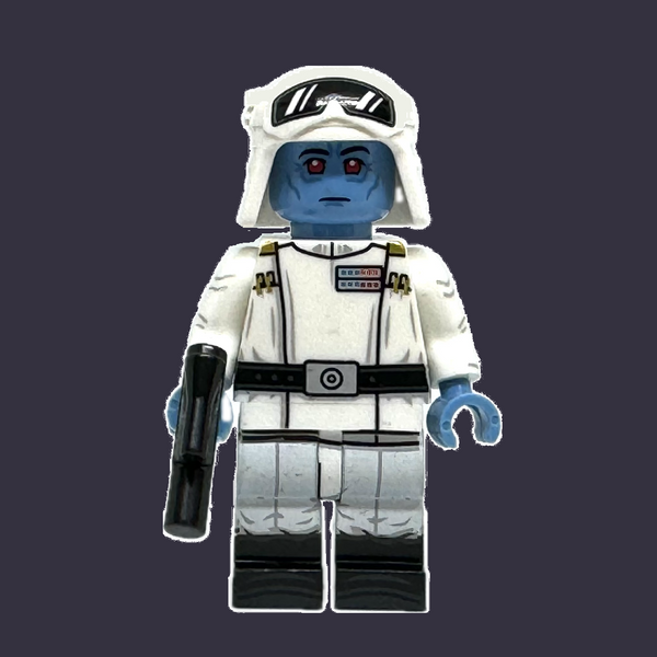 Movie Minifigure Commander Thrawn Minifigure With Helmet Star Wars ...