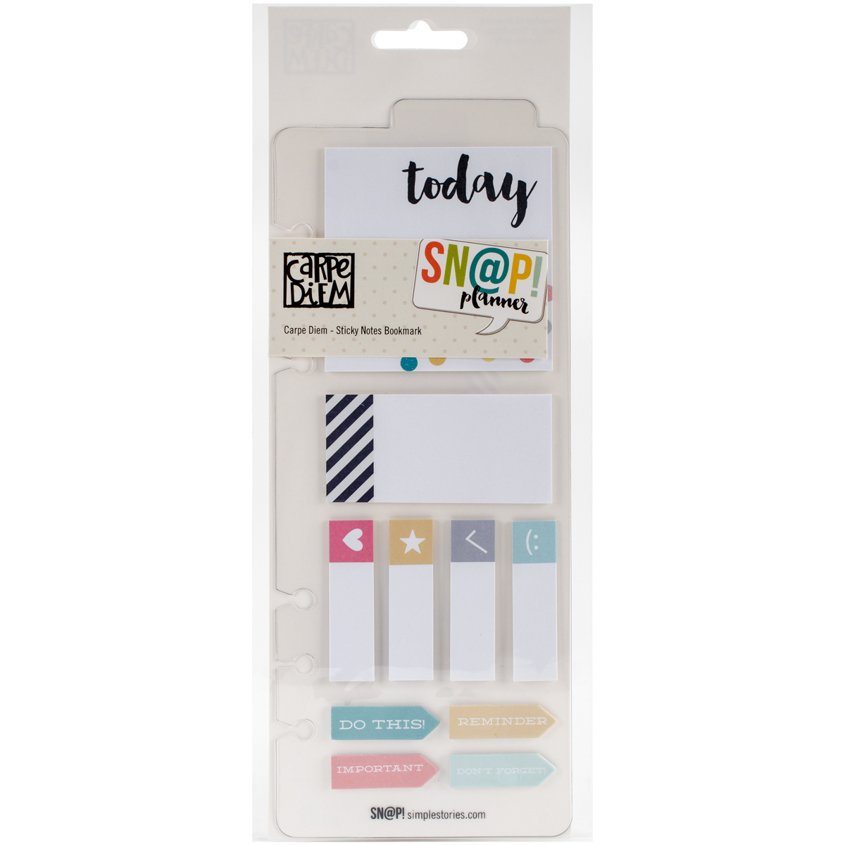 Sticky Notes Bookmark - Scrapbooking