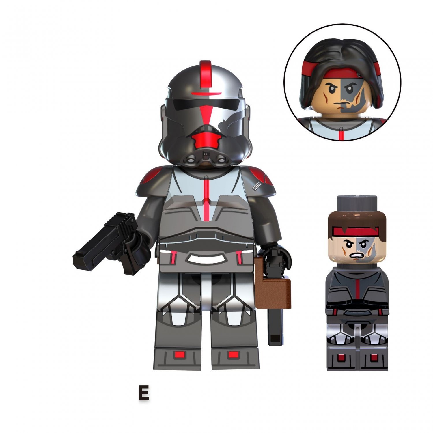 Hunter Clone Force 99 Minifigures The Bad Batch Minifigure - Building ...