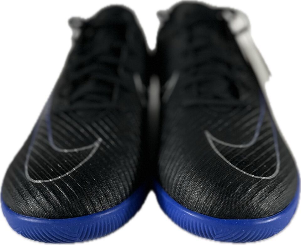 Nike Men's Mercurial Vapor 15 Club Indoor Soccer Shoes Black Blue ...