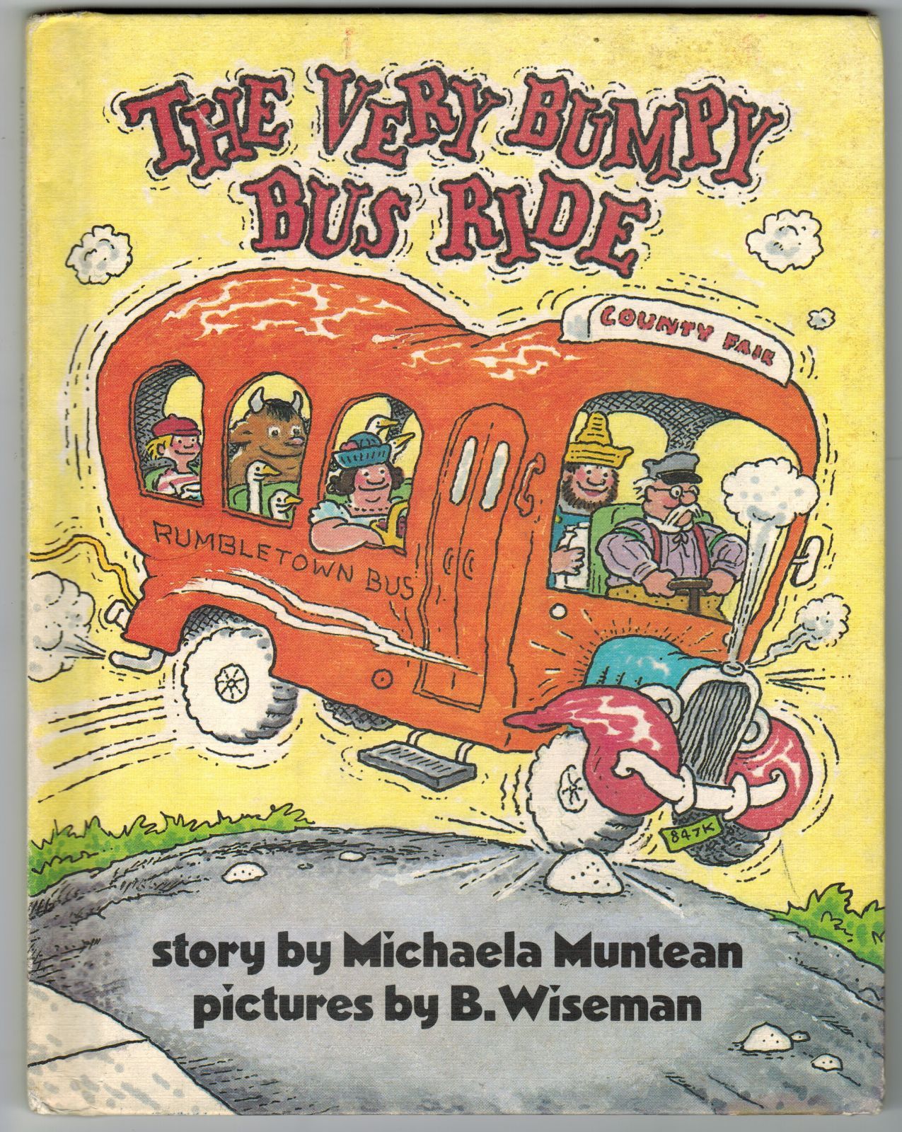 Vtg 1981 The Very Bumpy Bus Ride Parents Magazine Michaela Muntean HC ...