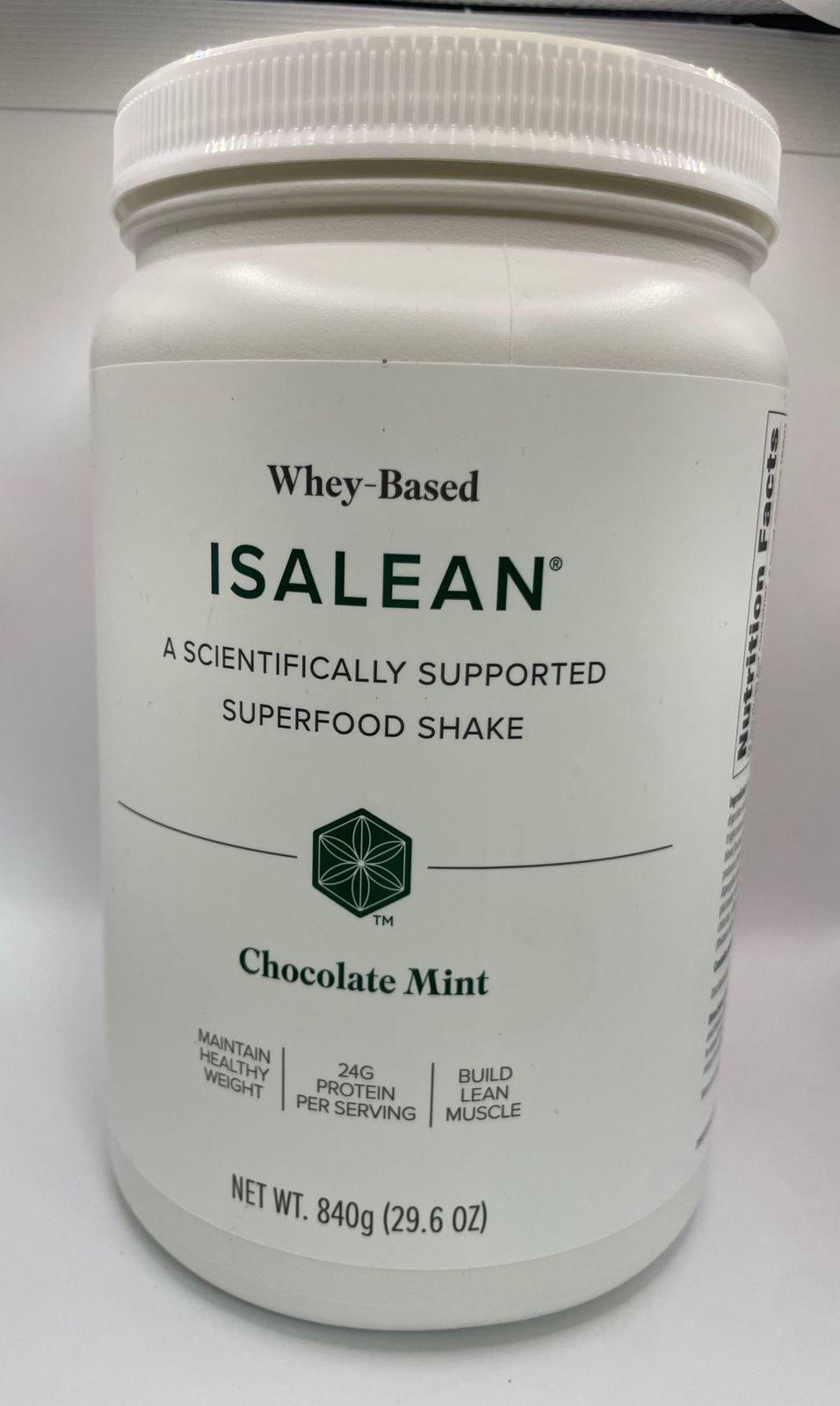 Pack of 2 Isagenix Isalean Shake Canister CHOCOLATE MINT Exp.06/24 FREE ...