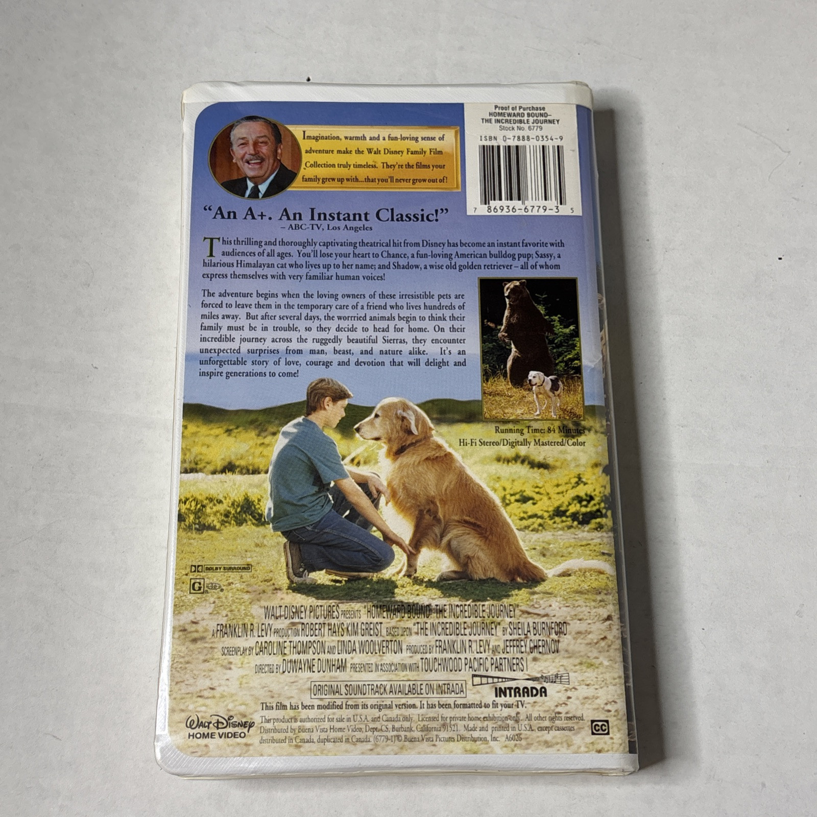 Walt Disney Homeward Bound The Incredible and 50 similar items