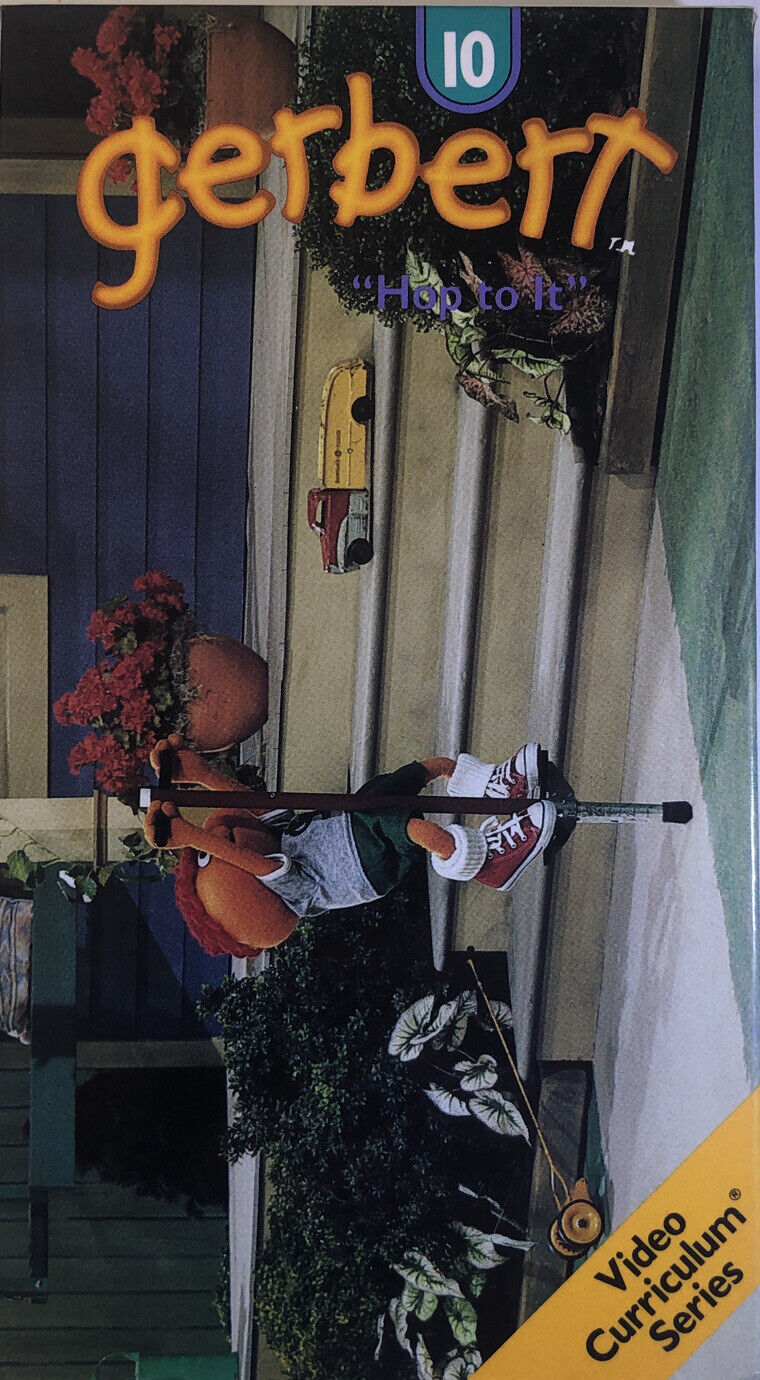 gerbert Hop To It-#10(VHS 1989)TESTED-RARE VINTAGE COLLECTIBLE-SHIPS N ...