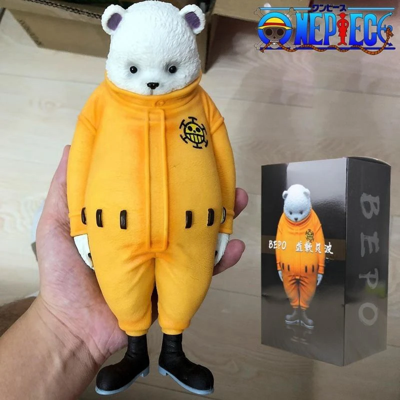 24.5cm Anime One Piece Bepo Figure Kawaii Silent Decadent Bear Manga ...