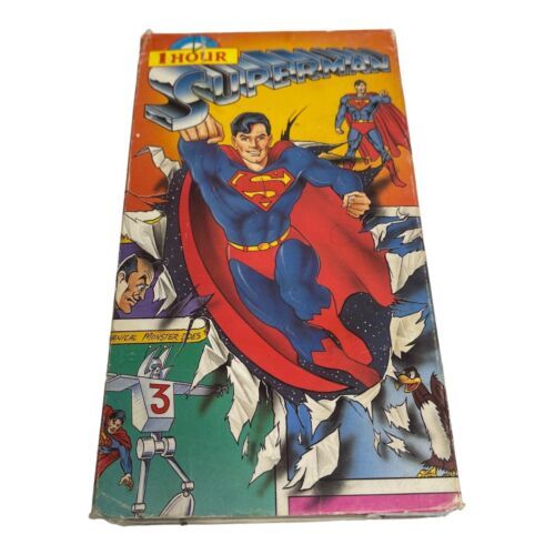 Superman VHS 1992 Kids Klassics 8 1940s Max Fleischer Animated Serials ...
