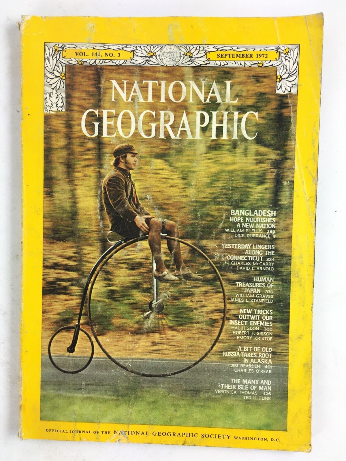 September 1972 National Geographic Magazine Bangladesh Hope Nourishes L ...