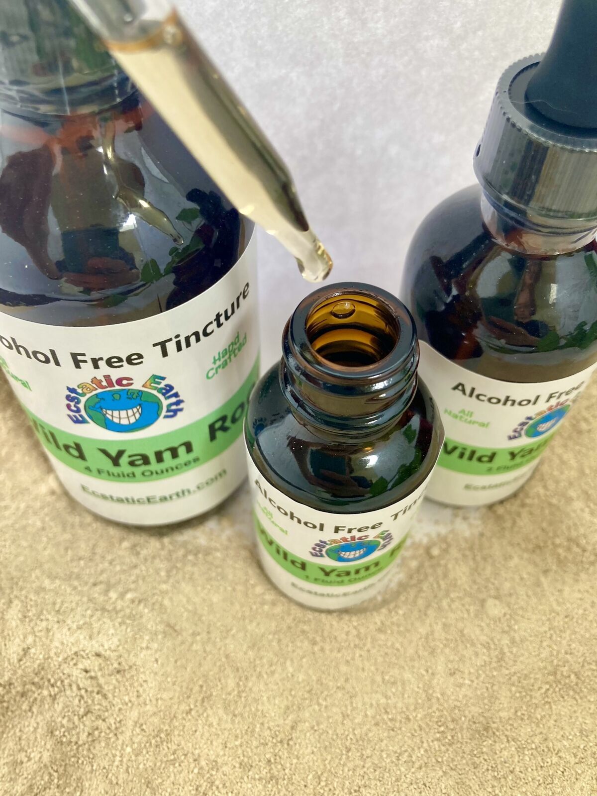 Wild Yam Root Tincture - Alcohol Free Dioscorea villosa Extract - Cold ...