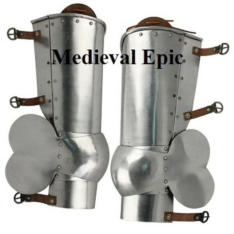 Medieval Renaissance Italian 15th Century Poleyns Leg Plate Protection ...