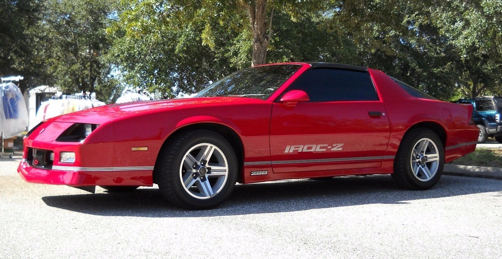 1987 IROC Z28 CHEVY CAMARO T-TOPS POSTER 24 X 36 INCH - Posters & Prints