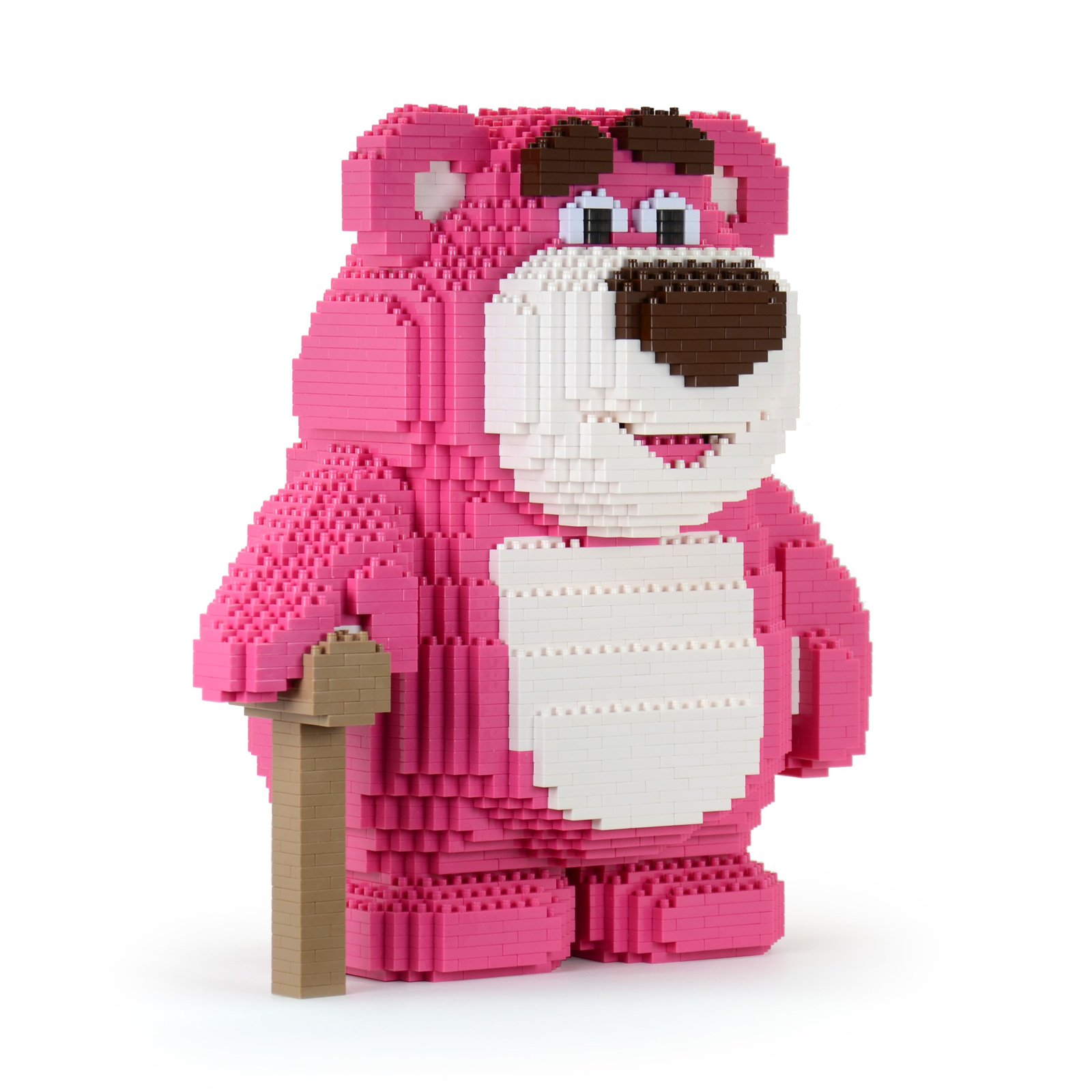 Lotso (Toy Story) Brick Sculpture (JEKCA Lego Brick) DIY Kit - Building ...