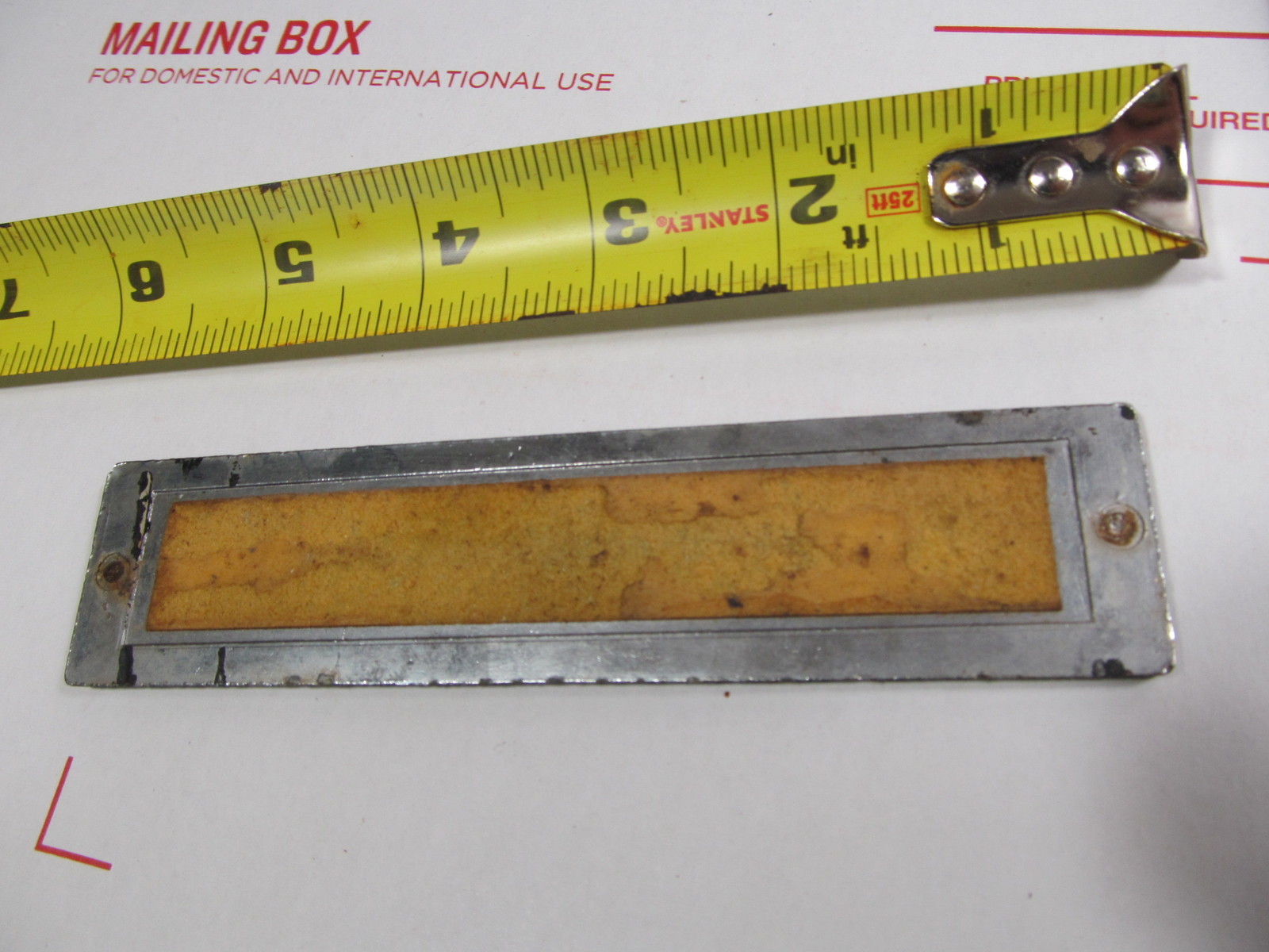 FORMULA 20 Boat DASH EMBLEM 1979 is 5 1/2 x 1 1/4 - Boat Parts