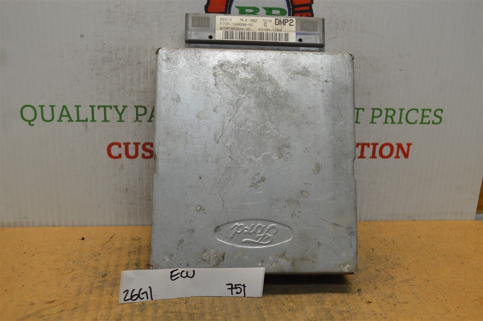 1997 Ford Ranger Engine Control Unit ECU F77F12A650NC Module 751-26G1 ...