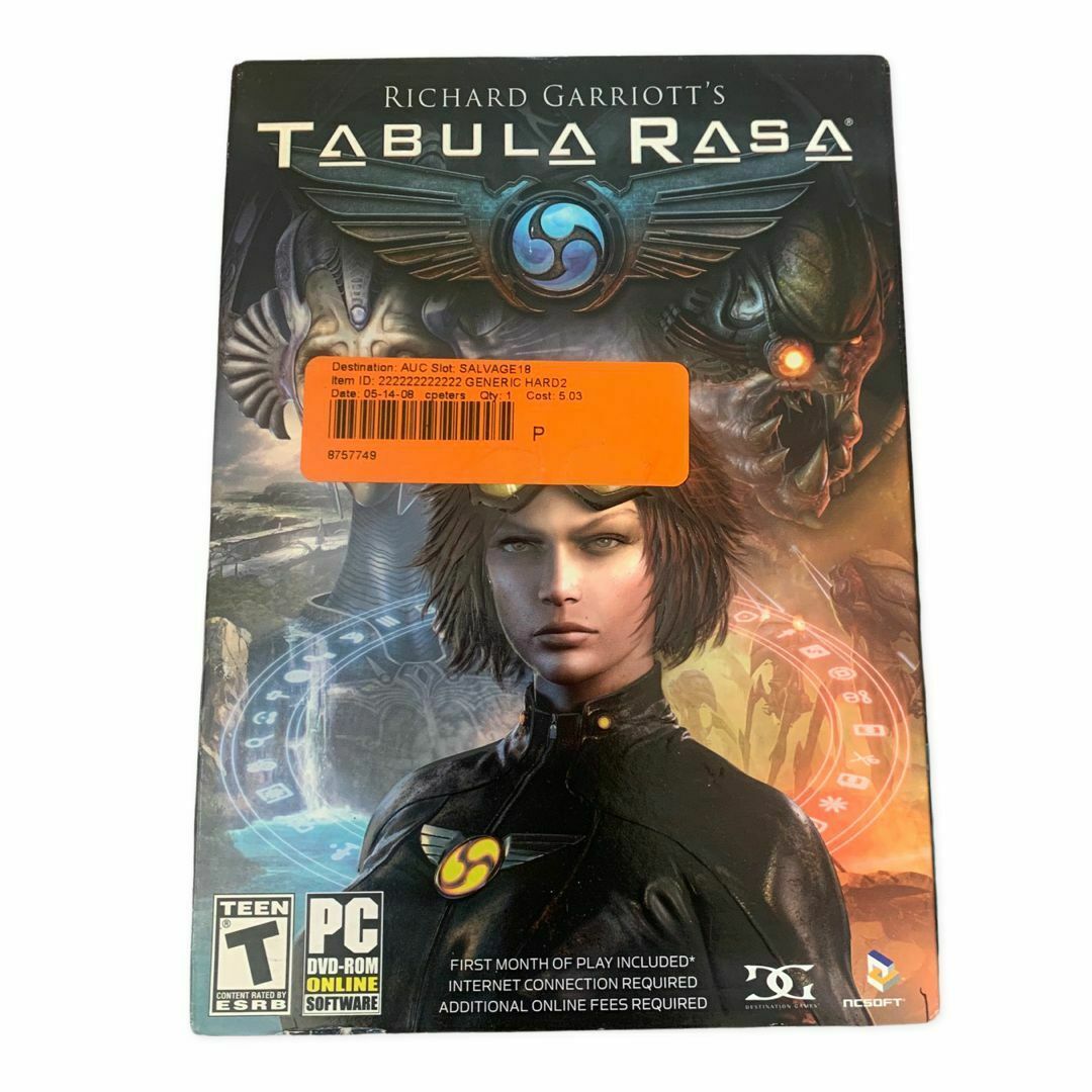 Richard Garriotts Tabula Rasa PC Game - Video Games