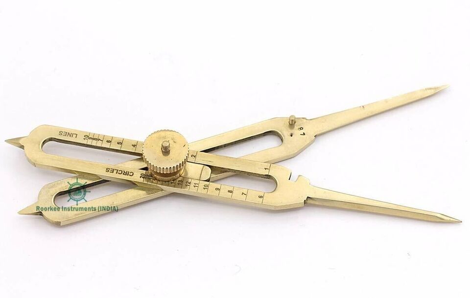 Solid Brass 6"Artist Proportional Divider- Layout Tool Divider ...