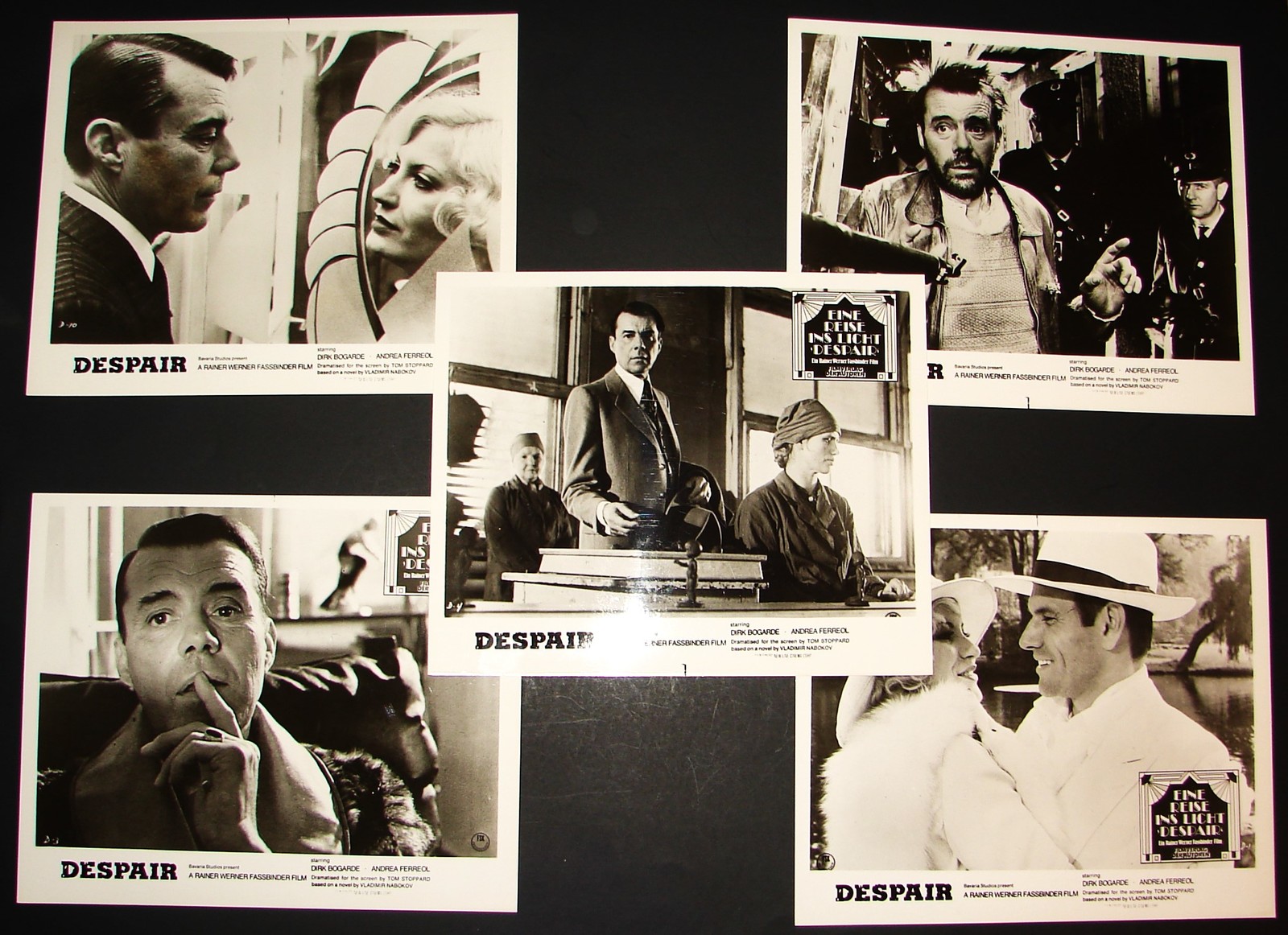 5 1978 Rainer Werner Fassbinder Movie DESPAIR Photos Dirk Bogarde ...